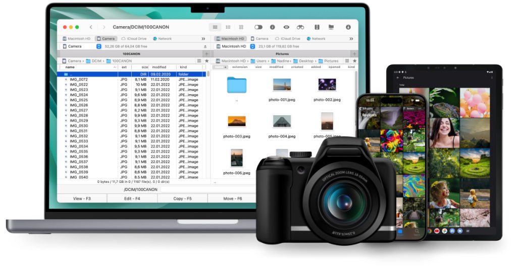 Extract and compress files and folders on Mac with Commander One