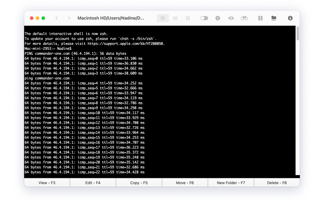 Manage and organize files on macOS – Commander One