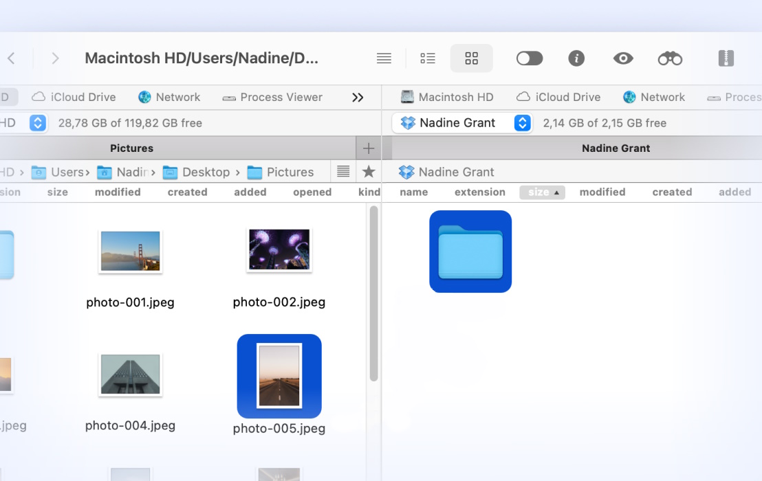 Manage and organize files on macOS – Commander One